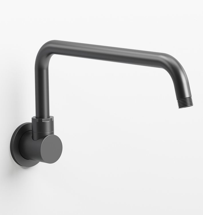 14" Wall Mount Offset Shower Arm | Rejuvenation