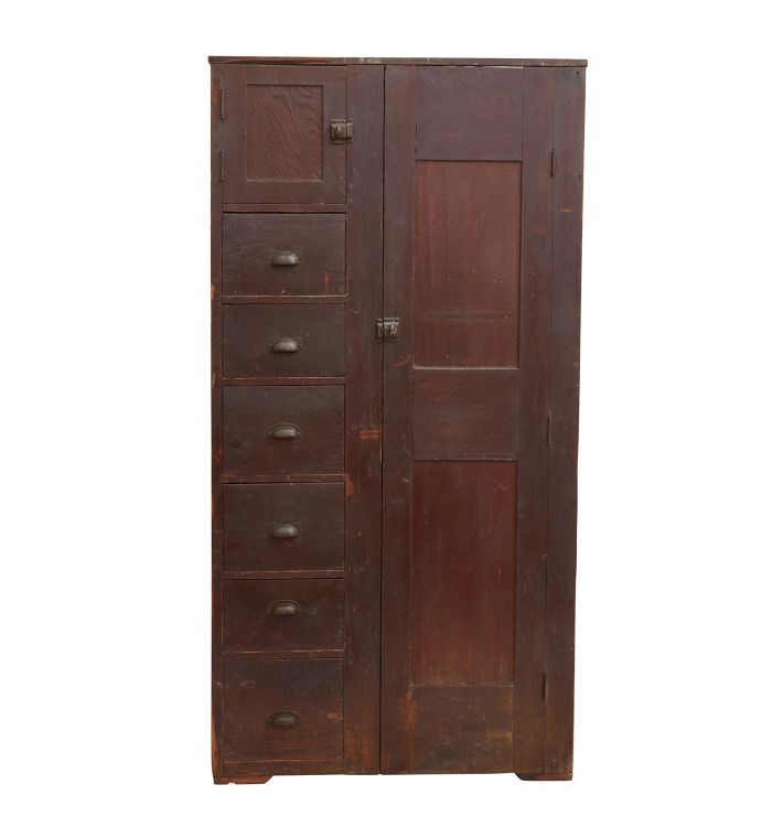 Weathered Traditional Chiffarobe Cabinet | Rejuvenation