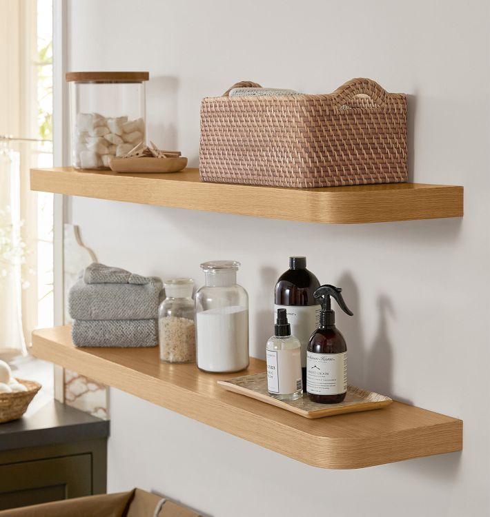 Curved Floating Shelf | Rejuvenation