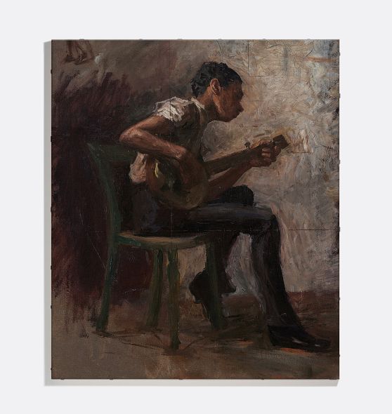 The Banjo Player Reproduction Wall Art Print | Rejuvenation