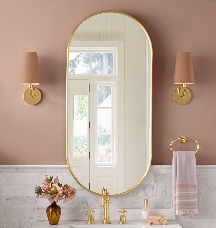 Pill Metal Framed Mirror | Rejuvenation