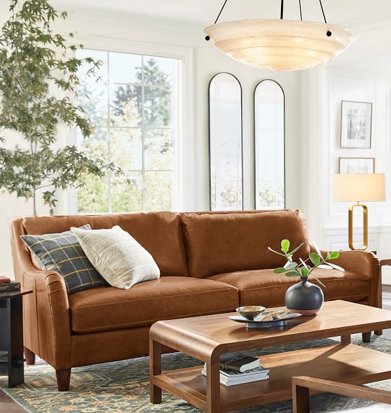 Vailer Leather Sofa | Rejuvenation