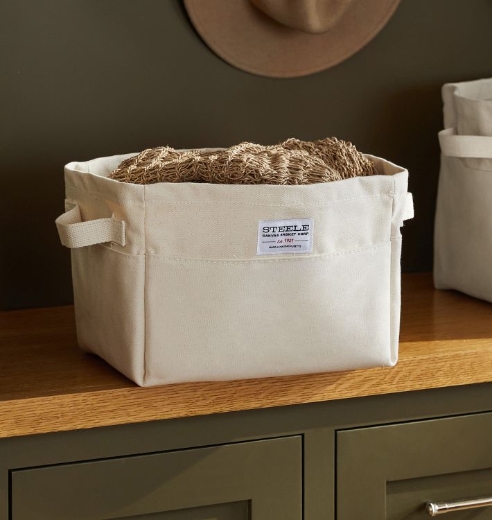 Steele Canvas Soft Sided Storage Bins | Rejuvenation