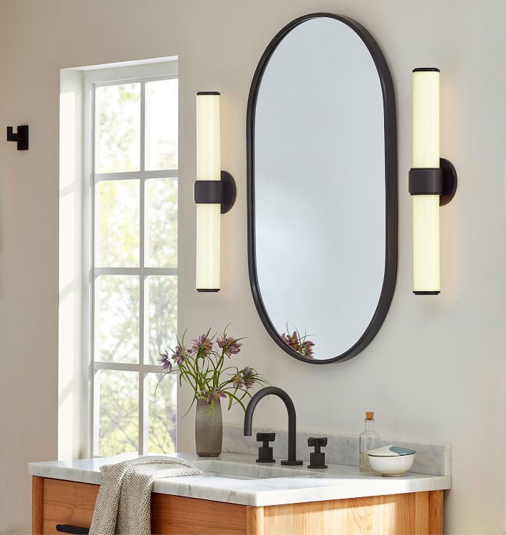 Rigdon Double Tube Wall Sconce | Rejuvenation