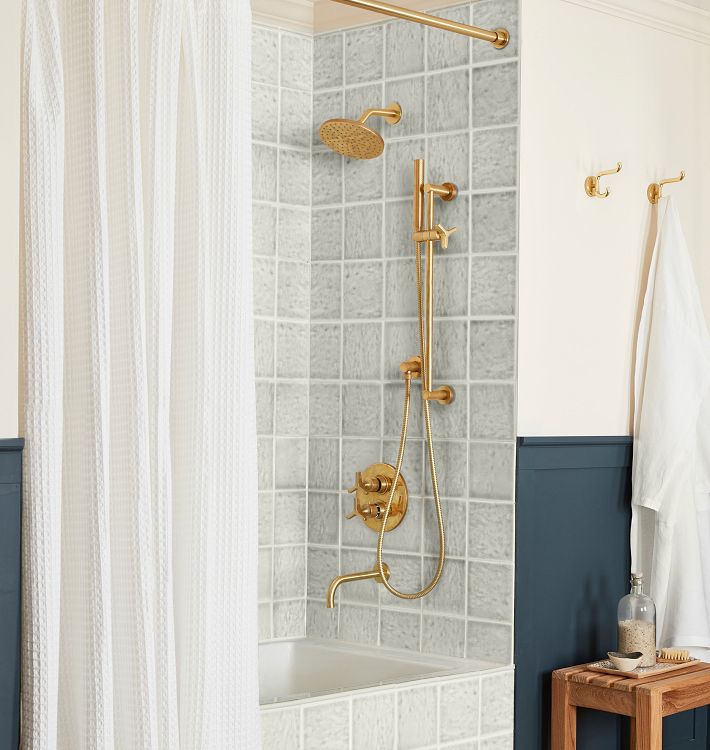 Blair Thermostatic Shower & Tub Set with Handshower | Rejuvenation