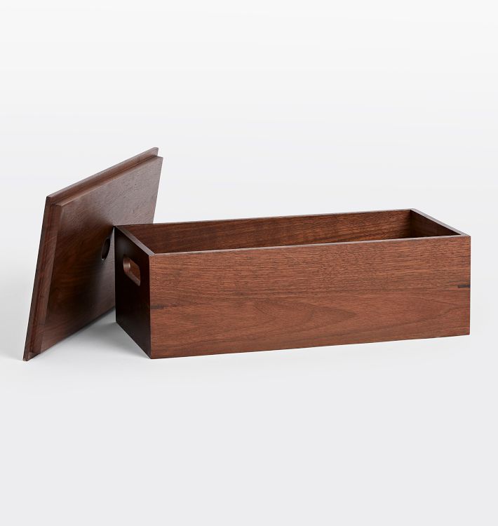 OPEN BOX: Lidded Walnut Storage Box | Rejuvenation