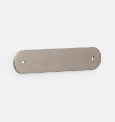 Rounded Rectangle Drawer Pull Backplate | Rejuvenation