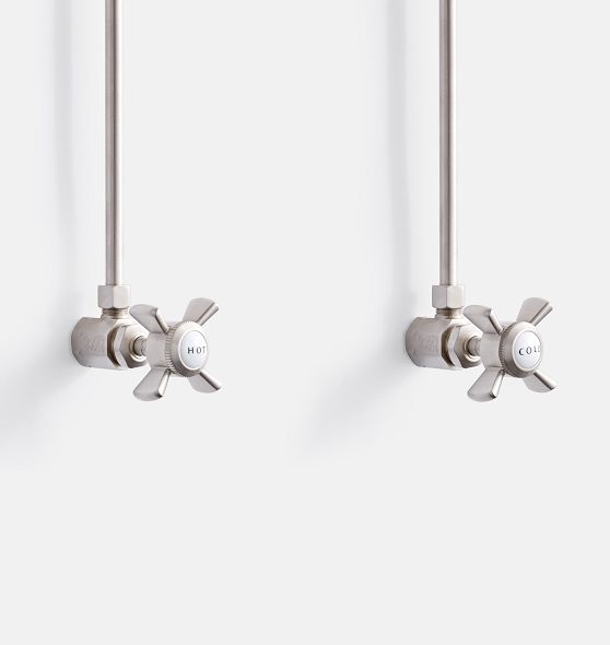 Connor Cross-Handle Faucet Supply Lines | Rejuvenation