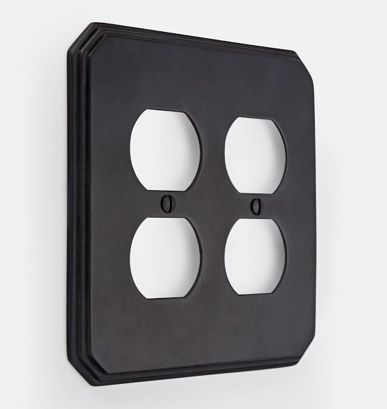 Deco Double Duplex Switchplate | Rejuvenation
