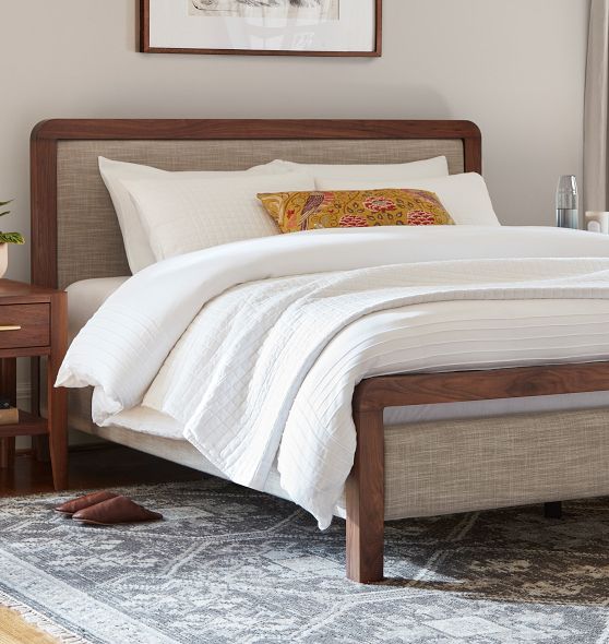 Brae Upholstered Bed | Rejuvenation