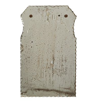 Vintage Frameless Wall Mirror with Chipped Edge | Rejuvenation