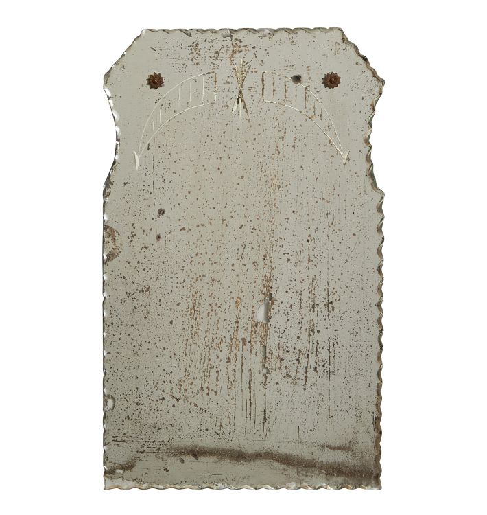 Vintage Frameless Wall Mirror with Chipped Edge | Rejuvenation