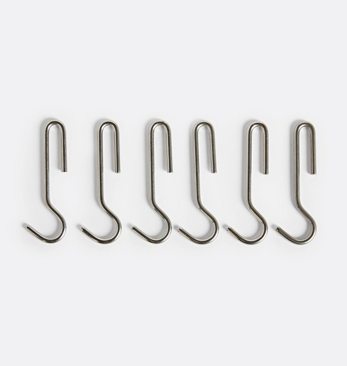 Griffin Pot Rack Straight Stainless Steel Hooks | Rejuvenation