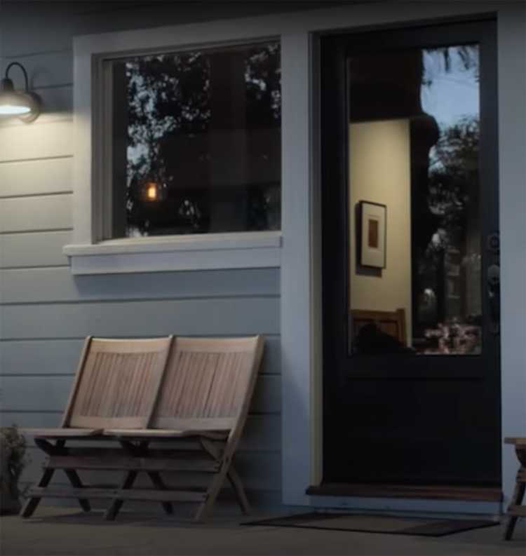 Richmond Brass Square Exterior Door Set With Level Bolt Smart Lock ...
