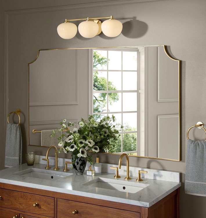 Double bathroom cabinet with mirror store