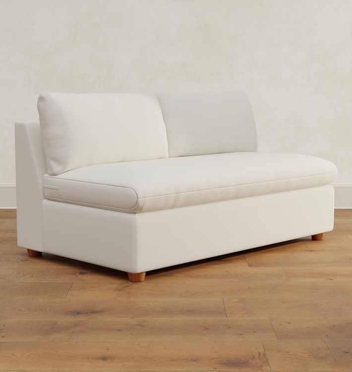 Roswell Armless Sofa Sectional Component | Rejuvenation