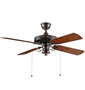 Heron Ceiling Fan with Light Kit | Rejuvenation