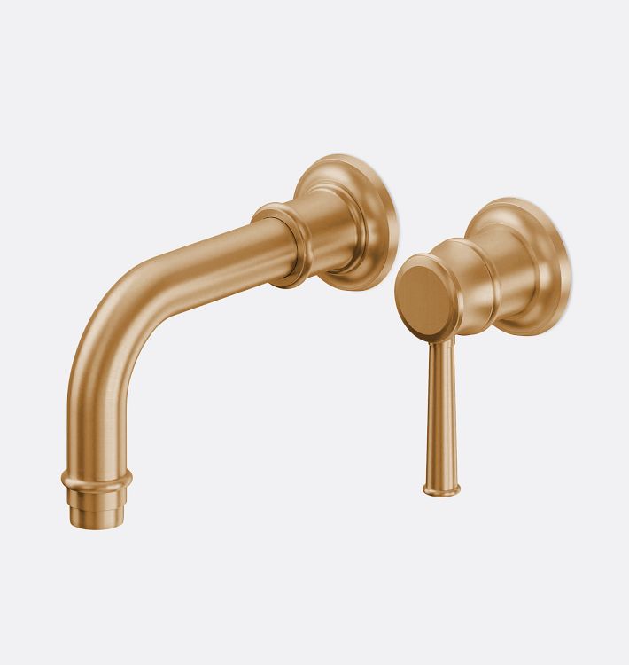 Miramar Bath Faucet Single Wall Mount Lever | Rejuvenation