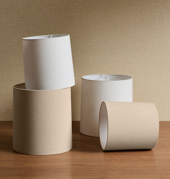 Cylinder Fabric Lamp Shade | Rejuvenation