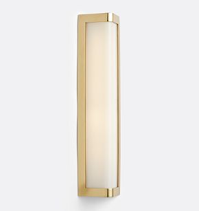 OPEN BOX: Donnelly LED Sconce, Aged Brass | Rejuvenation
