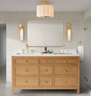 Cambell 60" Double Vanity | Rejuvenation