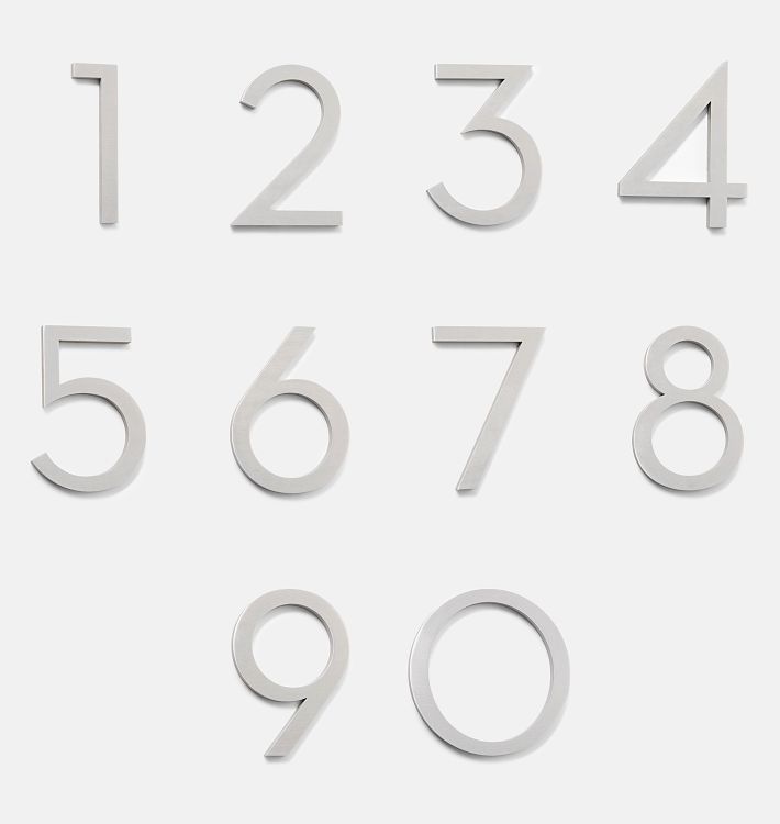 4" Rock Creek House Numbers | Rejuvenation