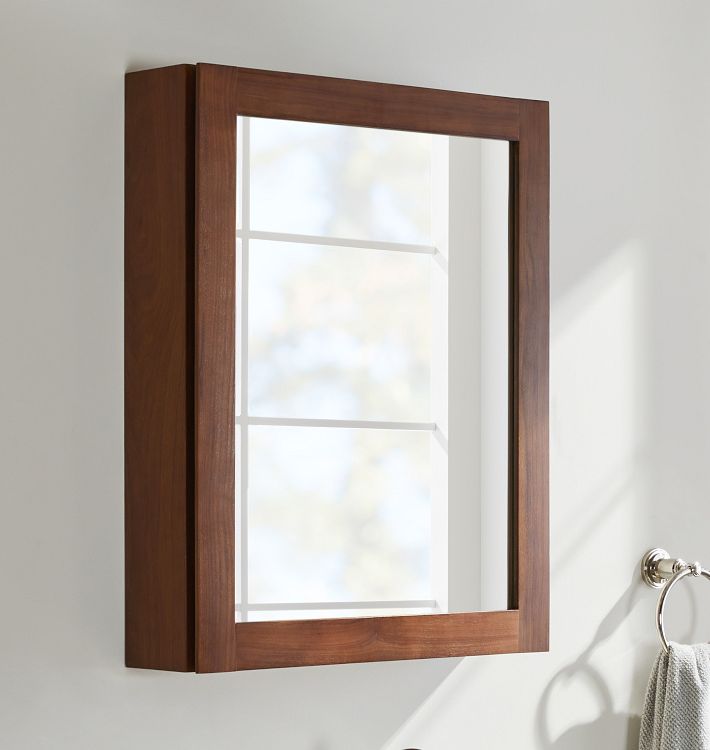 Verona Walnut Surface Mount Medicine Cabinet | Rejuvenation