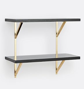 Double Shelf & Brackets Set | Rejuvenation
