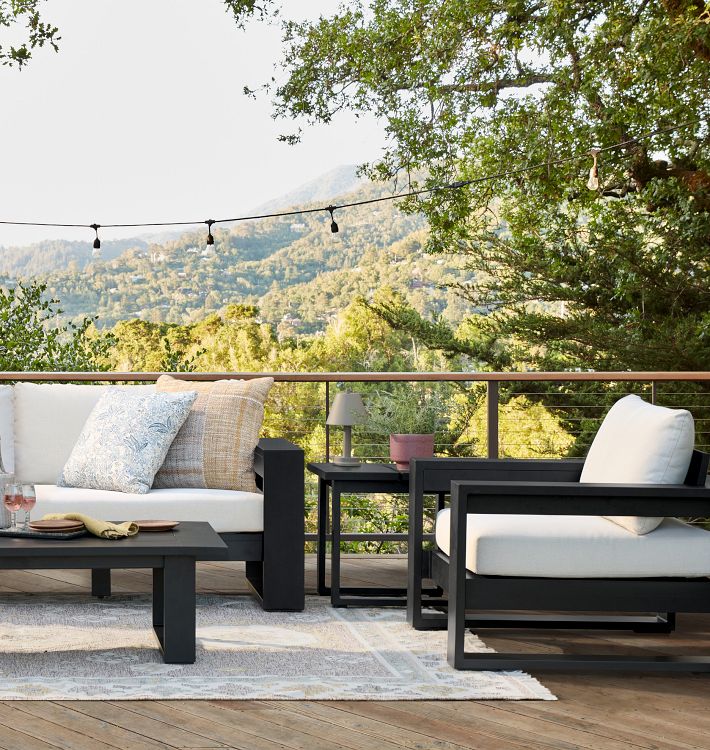 Polson Metal Outdoor Sofa | Rejuvenation