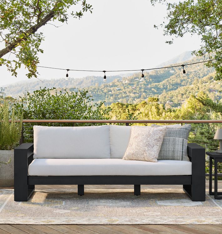 Polson Metal Outdoor Sofa | Rejuvenation