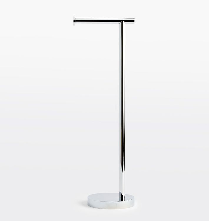 Open Box: Riley Standing Toilet Paper Holder - Polished Chrome ...