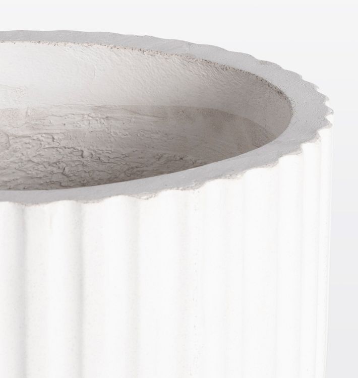 Concrete Fluted Planter | Rejuvenation