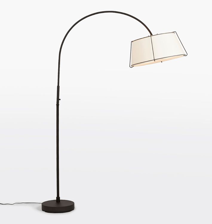 Conical Overarching Floor Lamp with Shade | Rejuvenation