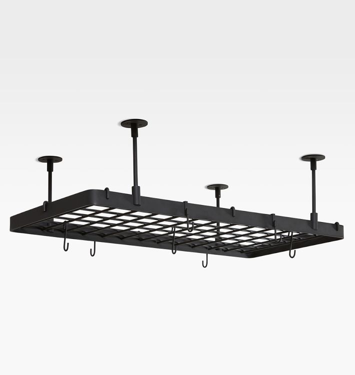 Emery Ceiling Grid Frame Pot Rack | Rejuvenation