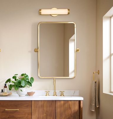 Trask Rounded Rectangle Pivot Mirror | Rejuvenation