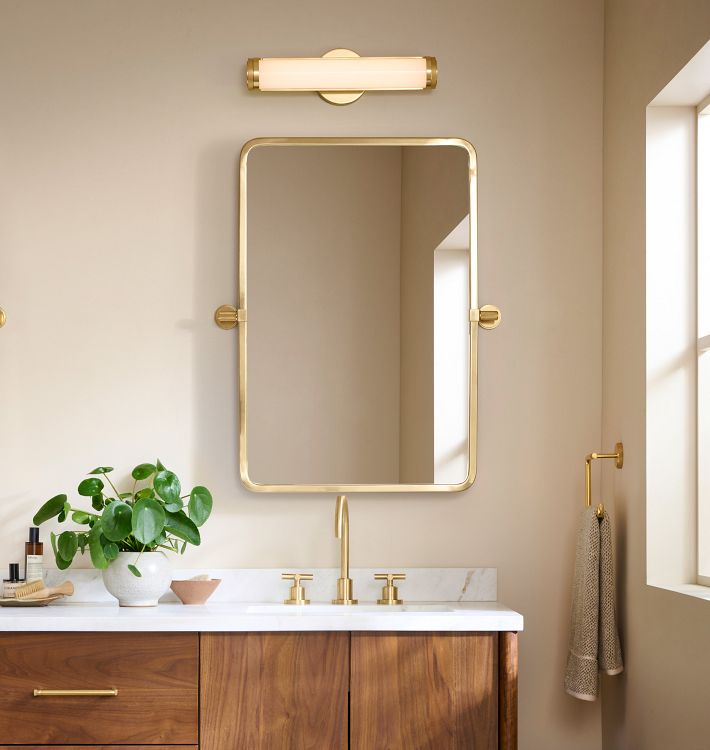 Trask Rounded Rectangle Pivot Mirror | Rejuvenation