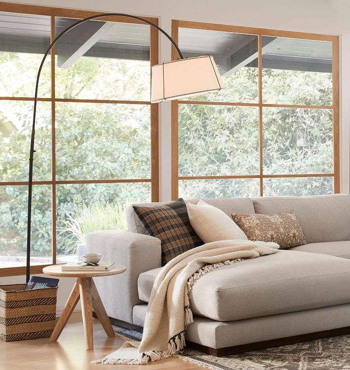 Conical Overarching Floor Lamp with Shade | Rejuvenation