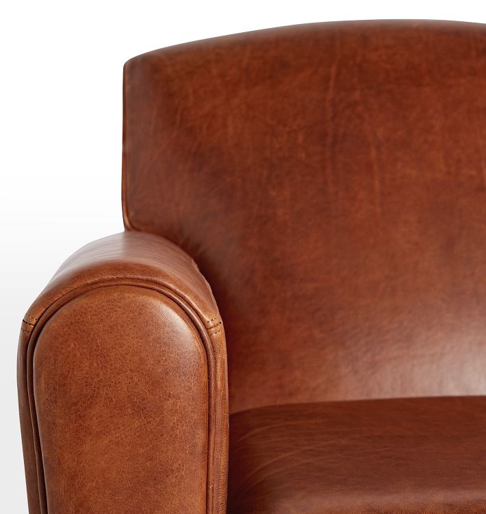 Doyle Leather Club Chair | Rejuvenation
