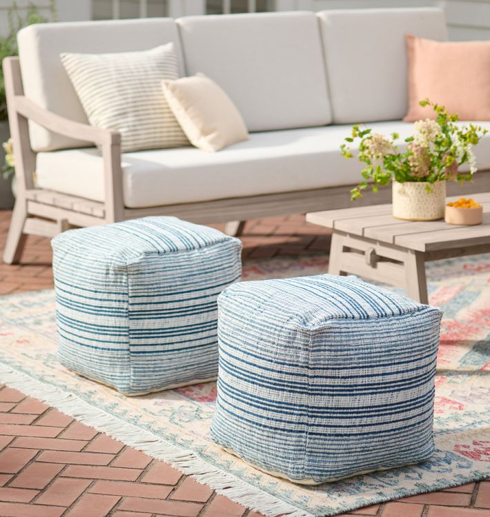Indoor/Outdoor Pouf | Rejuvenation