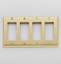 Lewis Quad GFCI Switchplate | Rejuvenation