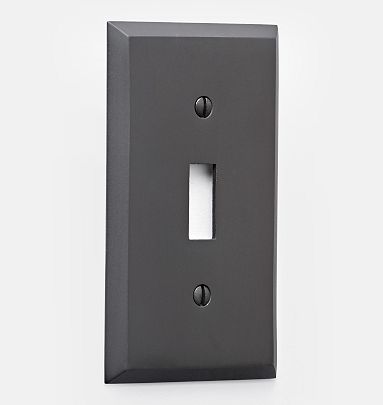 Lewis Single Toggle Switchplate | Rejuvenation