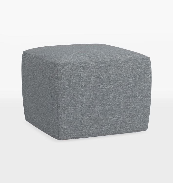 Britton 24" Square Ottoman | Rejuvenation