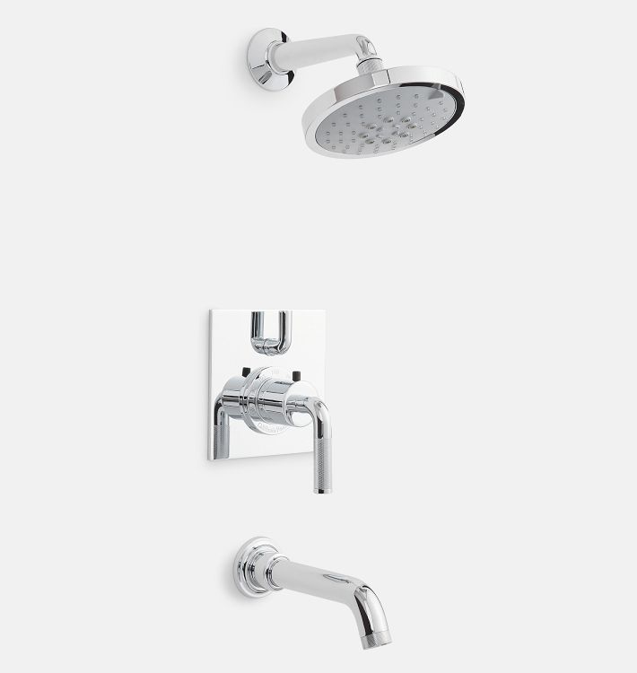 Descanso Thermostatic Shower & Tub Set | Rejuvenation