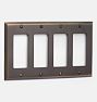 Lewis Quad GFCI Switchplate | Rejuvenation