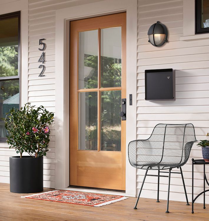 9" Seabeck Halflid Round with Cage Bulkhead Sconce | Rejuvenation