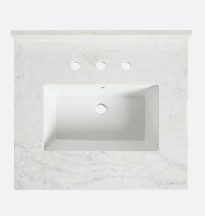 Geneva 27" Wall Mount Primed Powder Vanity | Rejuvenation