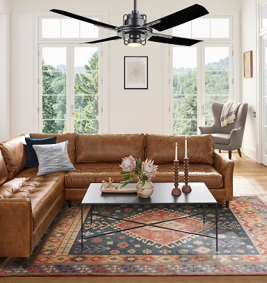 Peregrine Industrial LED Ceiling Fan | Rejuvenation