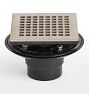 Contemporary Square Grille Shower Drain Assembly | Rejuvenation