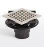 Contemporary Square Grille Shower Drain Assembly | Rejuvenation