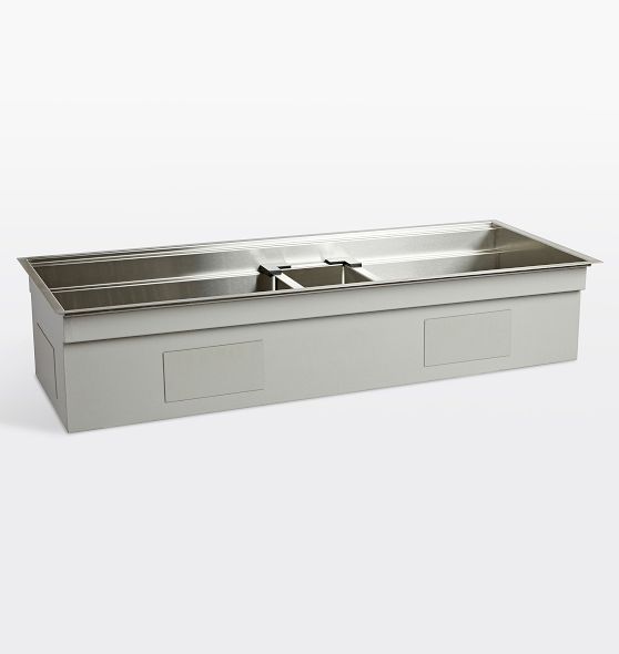 Catlan Stainless Single Workstation Kitchen Sink | Rejuvenation